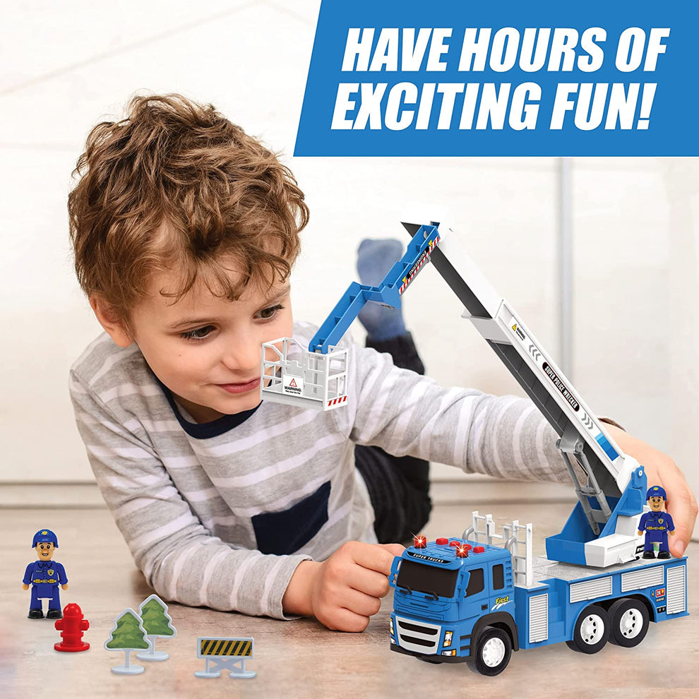 1:12 Scale Police Truck Toy Playset with Realistic Vehicle, Police Off ...